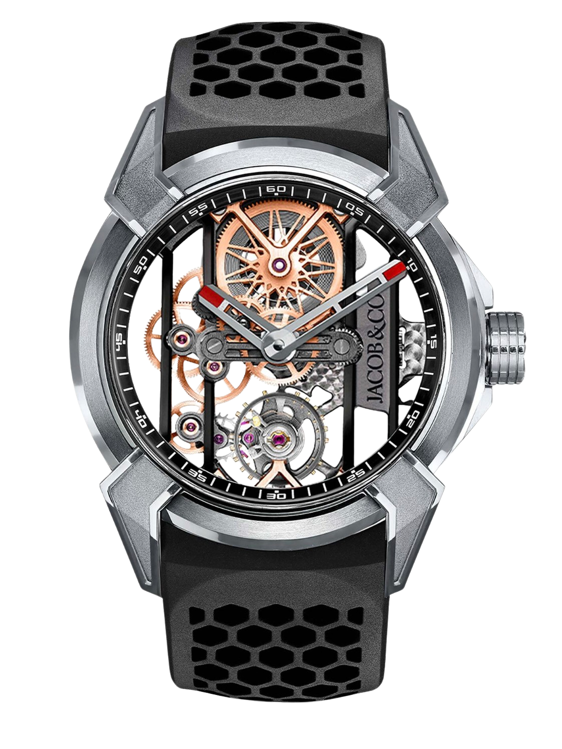 Jacob & Co. Epic X Skeleton - Black Titanium | HORANDO